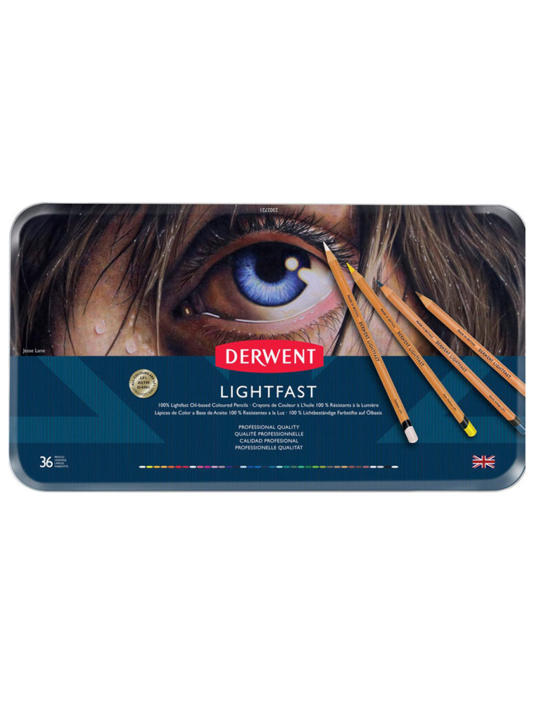 DERWENT LIGHTFAST PENCILS TIN X36 - Thef:;llstop
