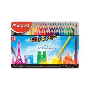MAPED COLOR'PEPS AQUA METAL BOX X48 - Thef:;llstop