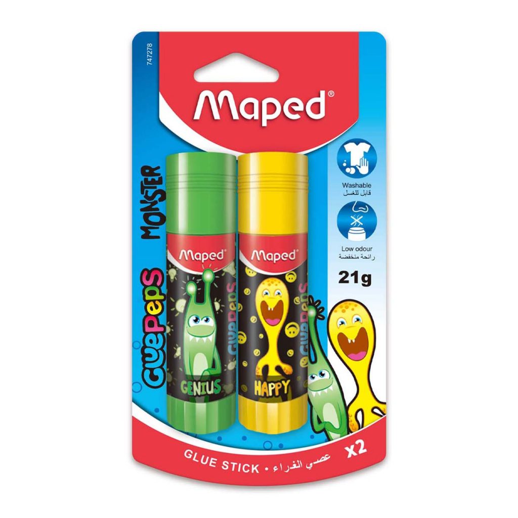 MAPED GLUE'PEPS MONSTER GLUE STICK 21G X 2 - Thef:;llstop