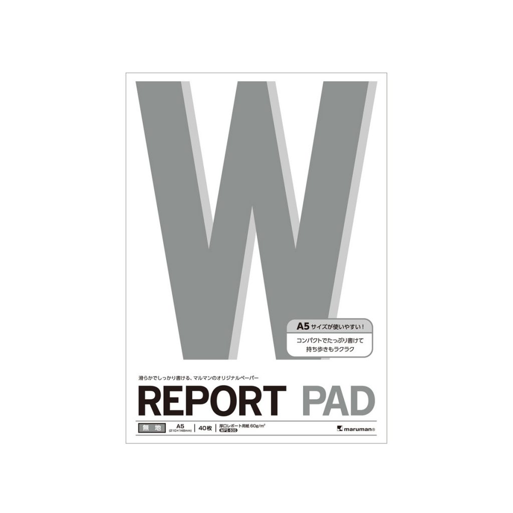 MARUMAN REPORT PAD UNRULED A5 - Thef:;llstop