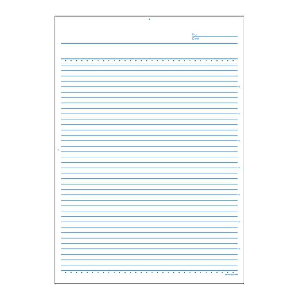 MARUMAN REPORT PAD RULED 6MM A4 - Thef:;llstop