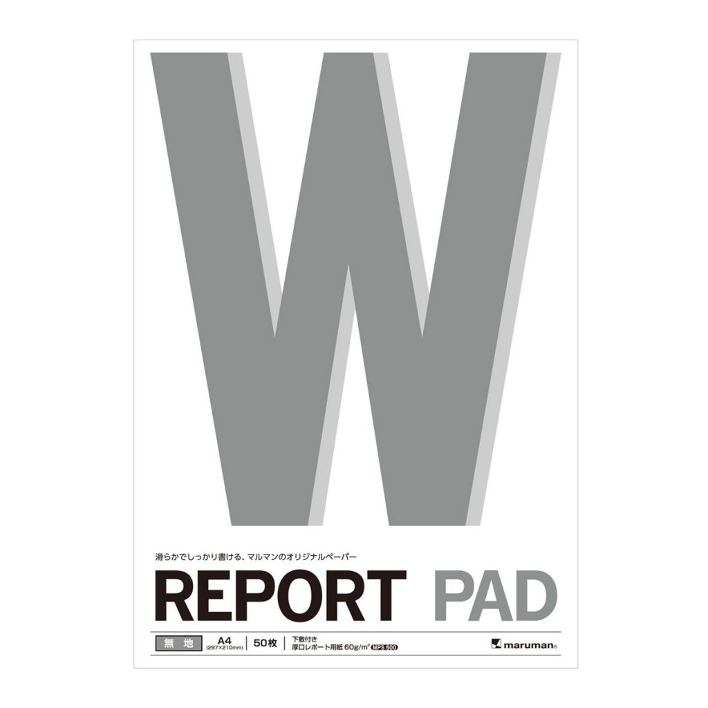 MARUMAN REPORT PAD UNRULED A4 - Thef:;llstop