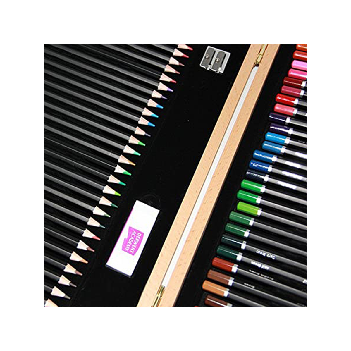 DERWENT ACADEMY COLOR/WATERCOLOR PENCIL 72 WOODEN BOX - Thef:;llstop