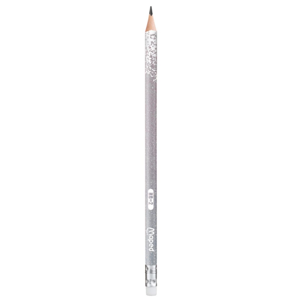 MAPED GRAPHITE PENCILS GLITTER DECO HB - Thef:;llstop