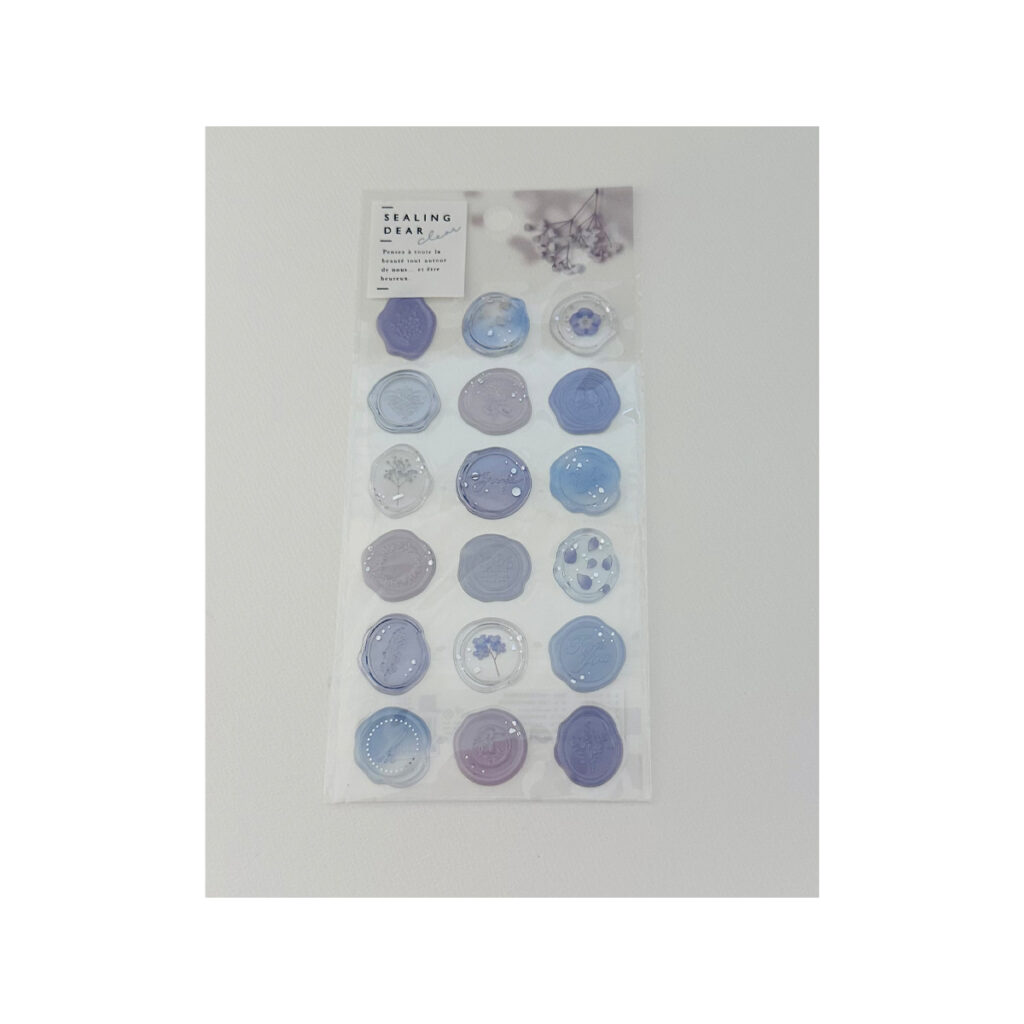 Sealing Dear Clear Gel Stickers – Wax Seal Style Design
